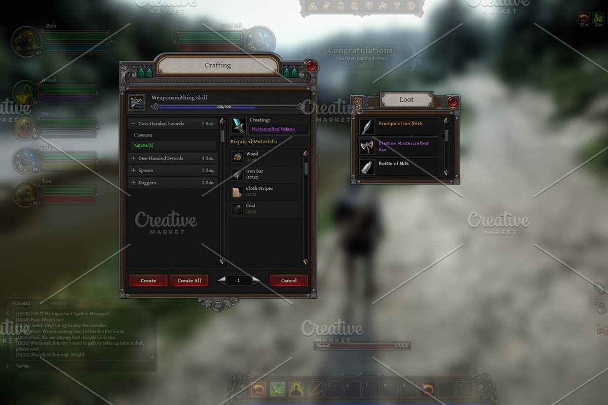 Citadel RPG GUI, an Icon by Kodiak Graphics