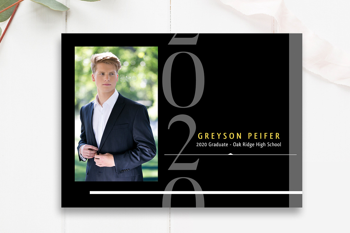 Senior Graduation Card Template, an Invitation Template by By Stephanie ...
