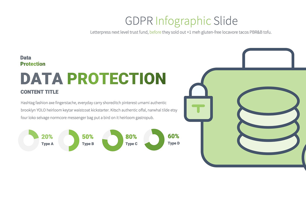 GDPR PowerPoint Infographics, a Presentation Template by Pulsecolor