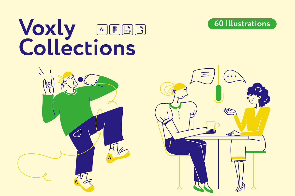 Voxly Illustrations Collection