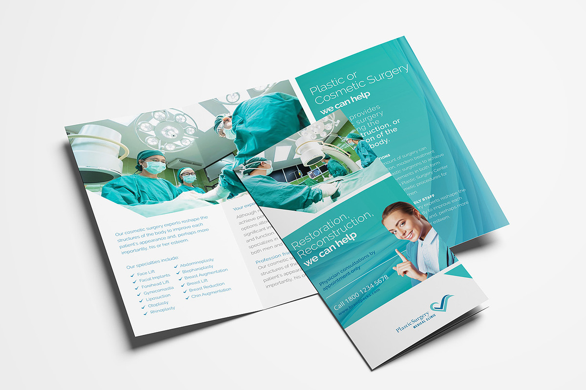 Plastic Surgery Templates Pack, a Flyer Template by BrandPacks