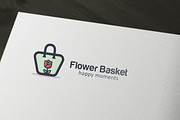 Flower Basket, a Branding & Logo Template by NasirGrfx