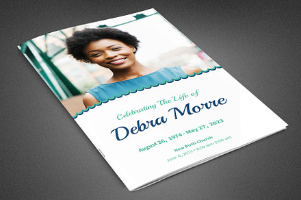 In Loving Memory Funeral Program, a Brochure Template by loswl