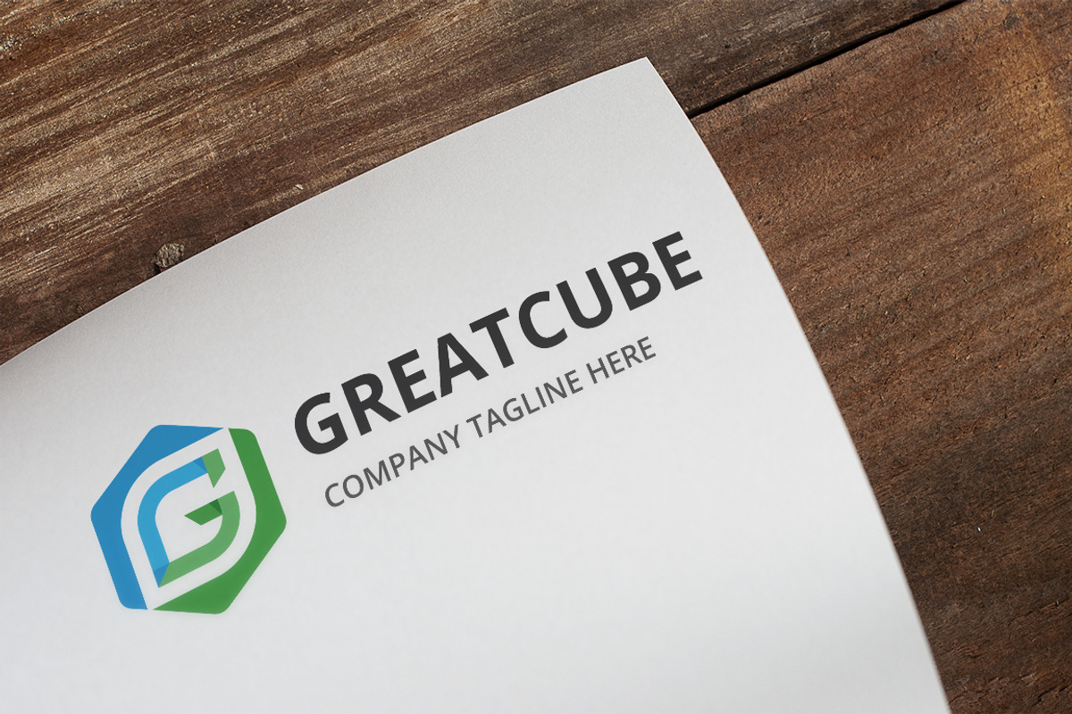 Great Cube -Letter G Logo, a Branding & Logo Template by Design_Planet