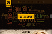 Login Coffee - One page template, a Templates & Theme by khuongkd