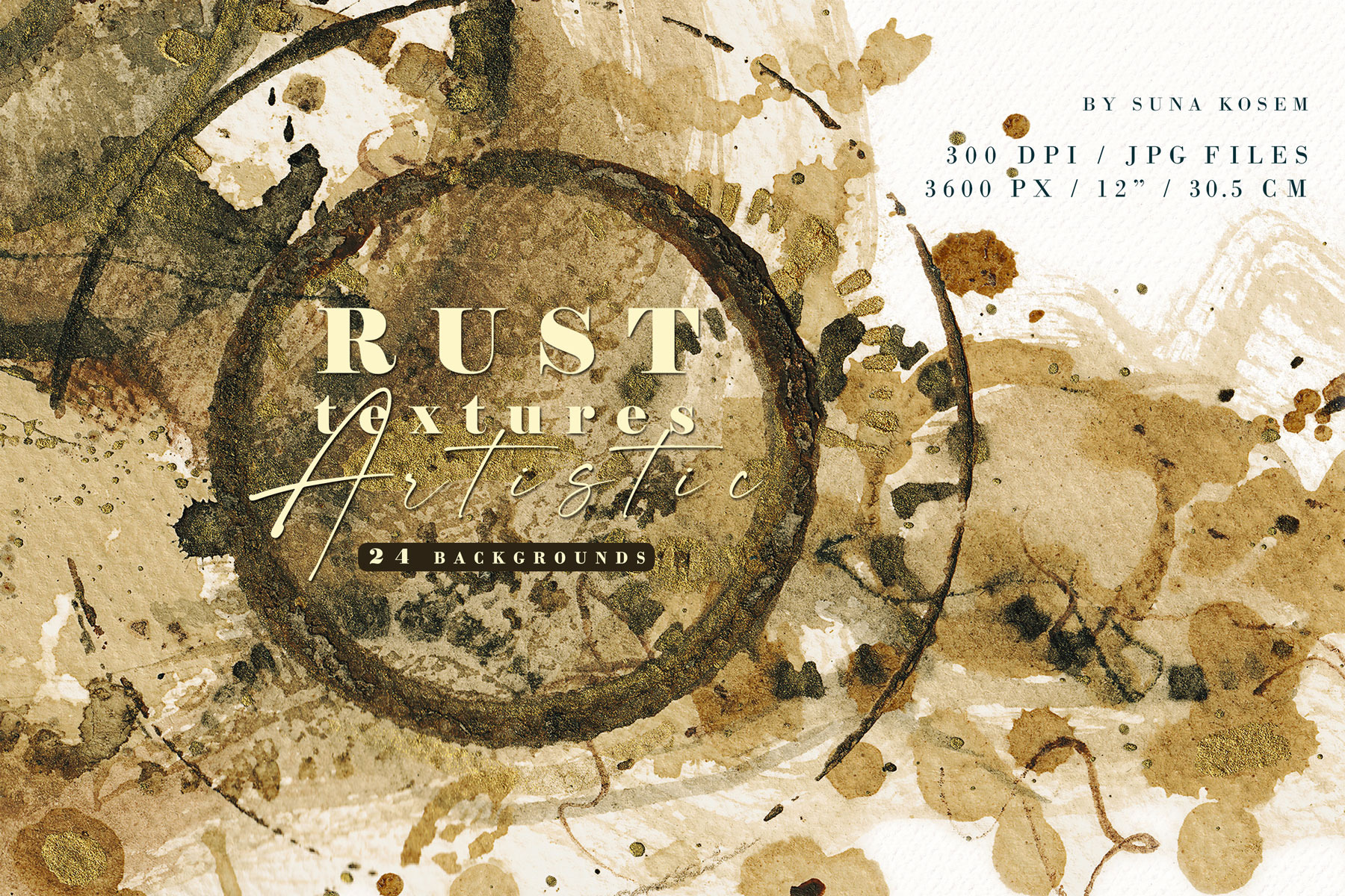 Rust Artistic Background, a Background Graphic by Suna Kosem