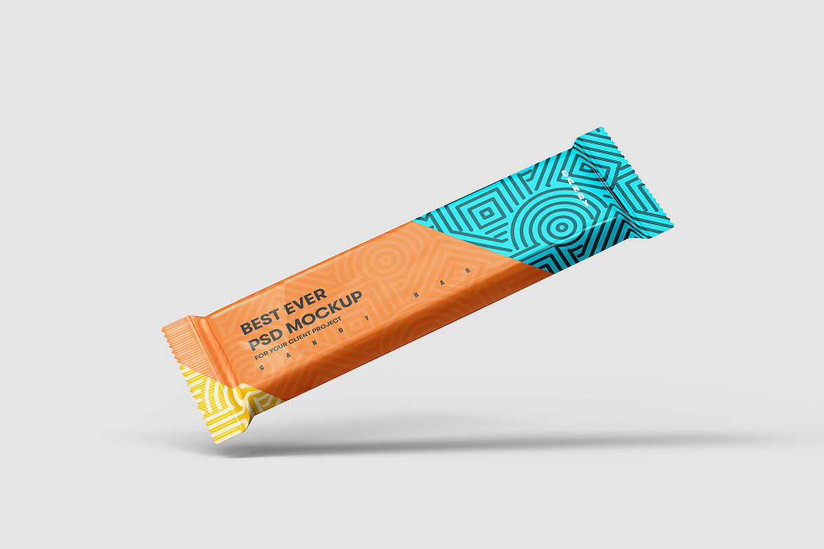 Candy Bar Pack Packaging Mockup, a Packaging Mockup by Ram Studio ...