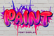Paint - Graffiti Display Font