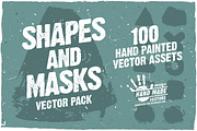 Shapes and Masks - Vector pack, a Texture Graphic by Downloads for ...