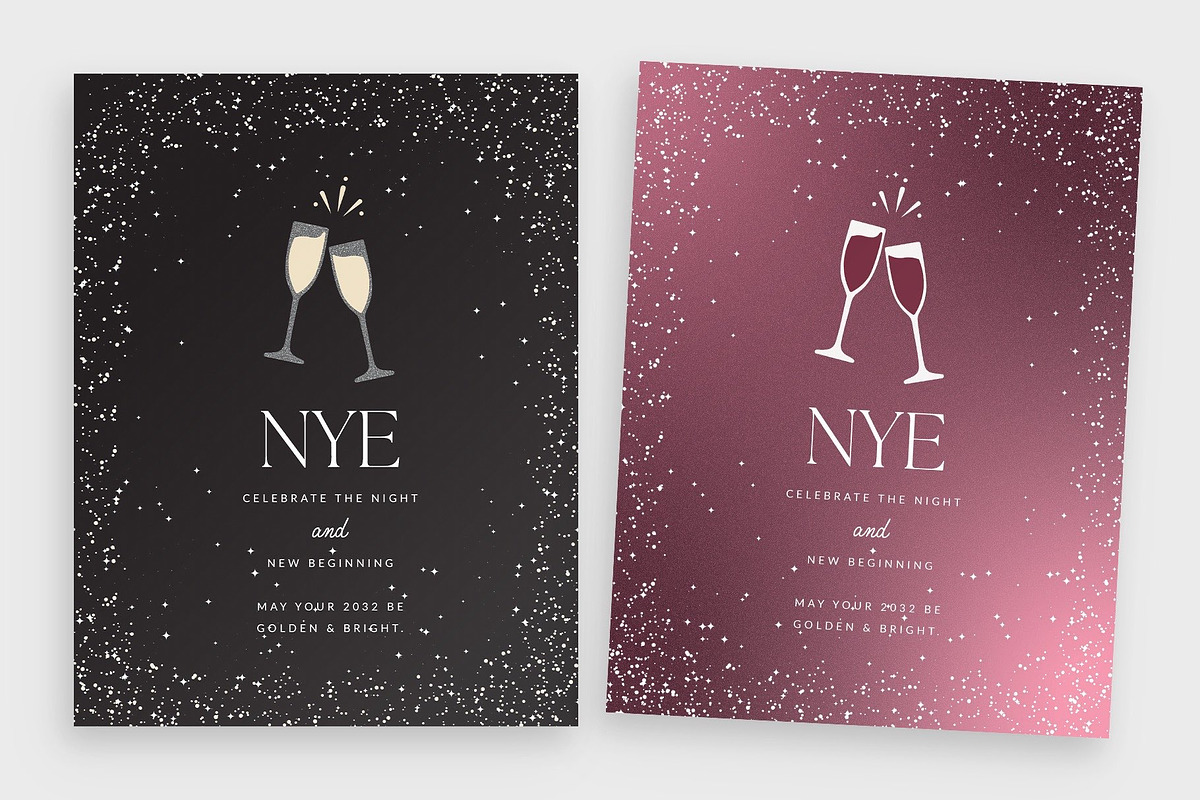 NYE New Years Eve Poster Flyer, a Flyer Template by BrandPacks