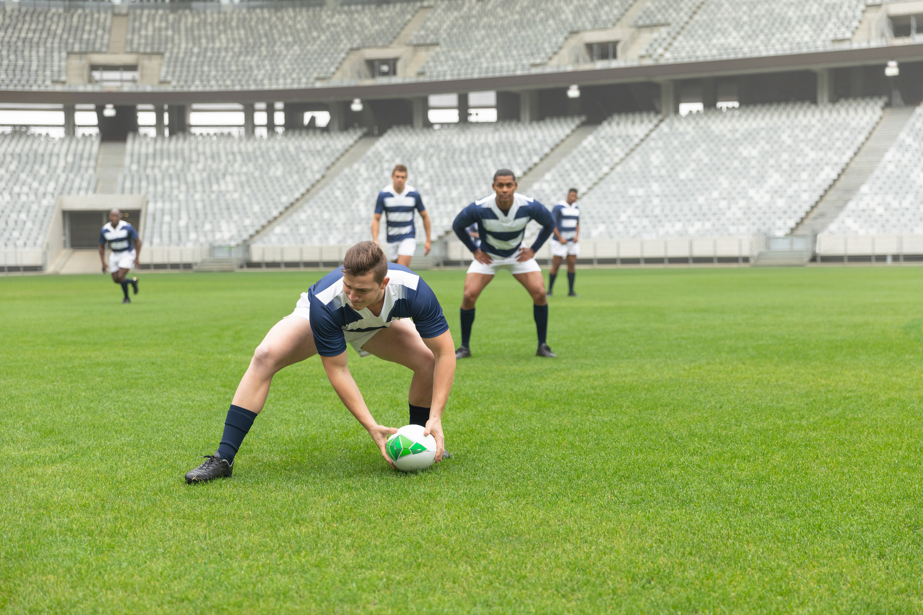 Diverse male rugby players playing r featuring player, rugby player ...