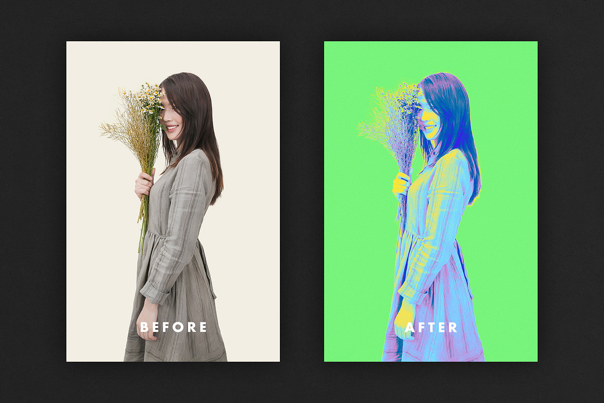 Acid Photo Effect for Posters