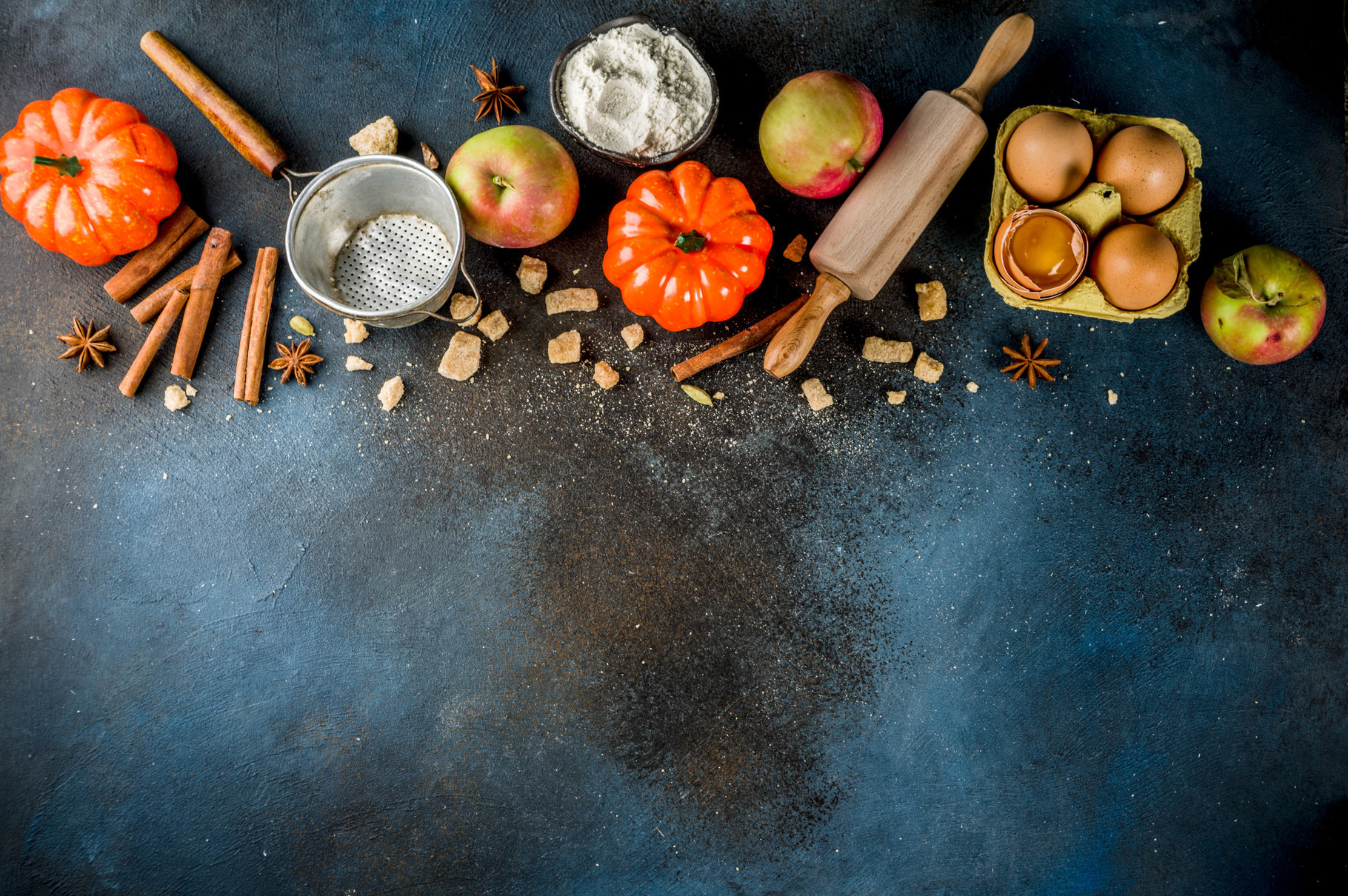 Sweet fall baking background stock photo containing background and ...