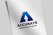 Letter A Accurate Logo, a Branding & Logo Template by Design_Planet