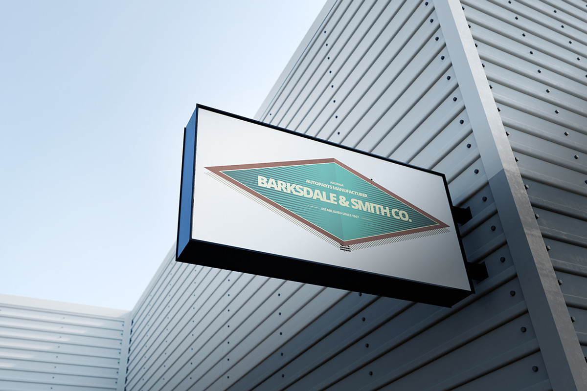 Signage Mock-up / Sign Mock-up, a Product Mockup by GK Creative