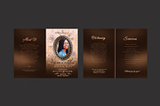 Funeral Porgram Template, a Brochure Template by DSGraphicDesign