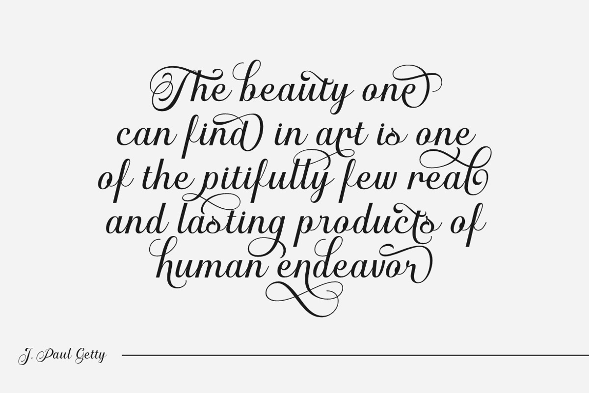 Emelina Calligraphy Scripts Font, a Script Font by Burhan Afif