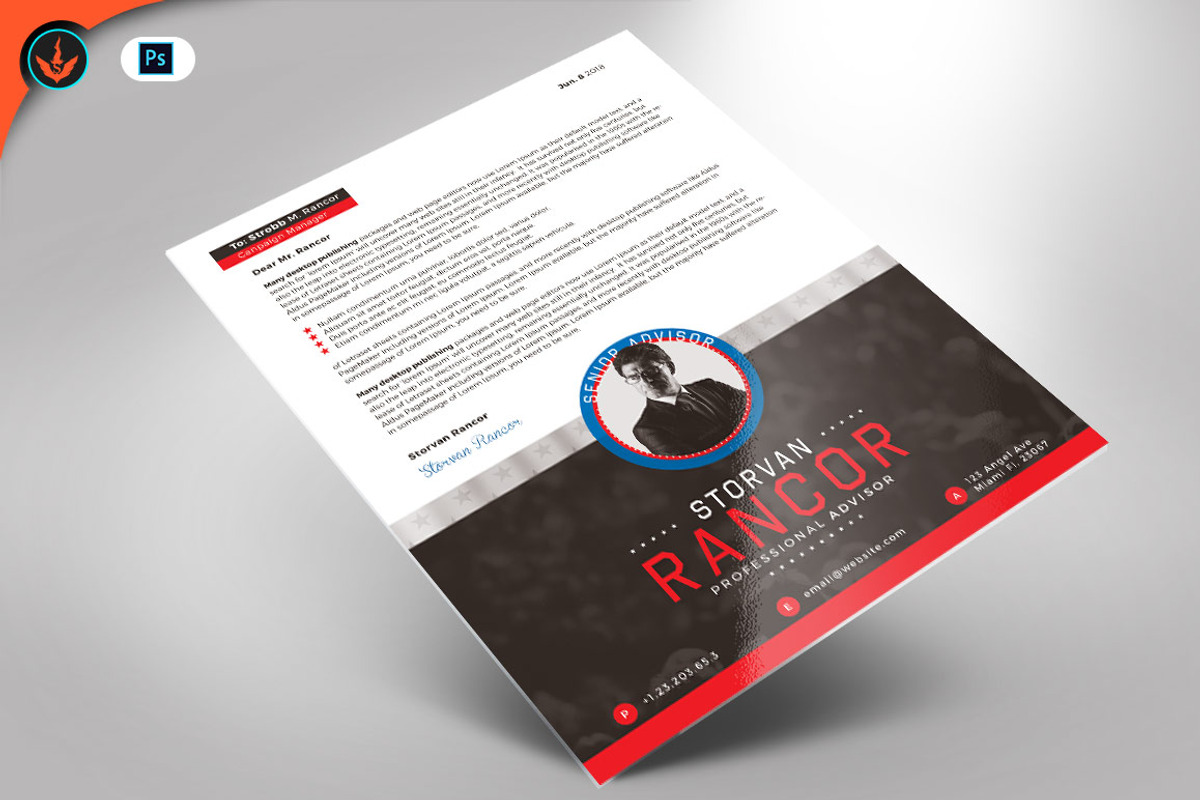 Political Resume Template, a Resume Template by SeraphimChris