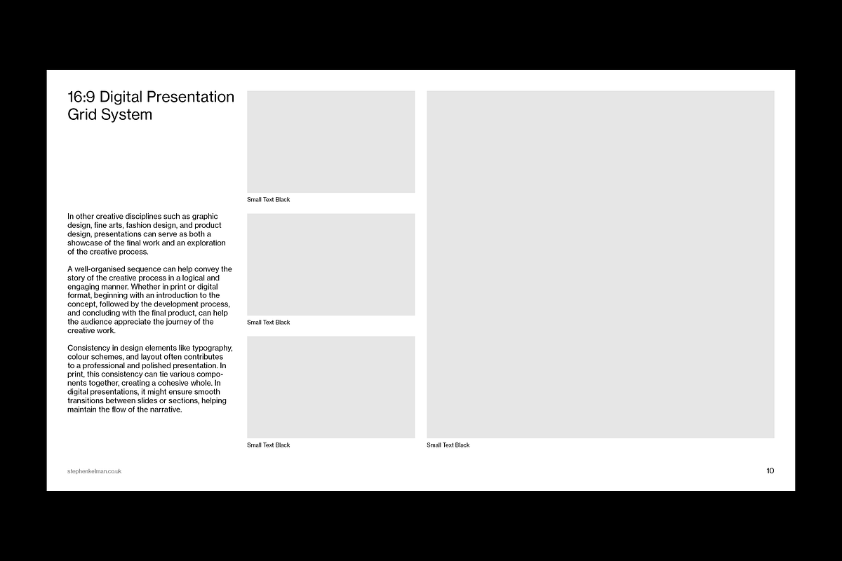 Digital Presentation Grid System