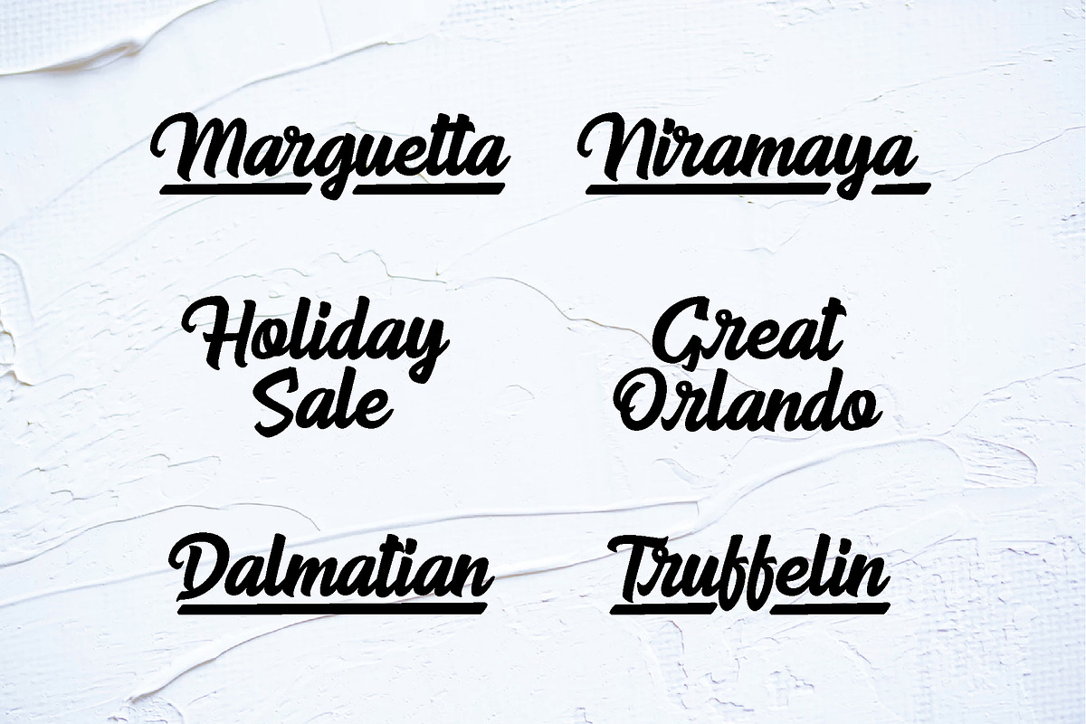 Radiant Script the bold iconic Font