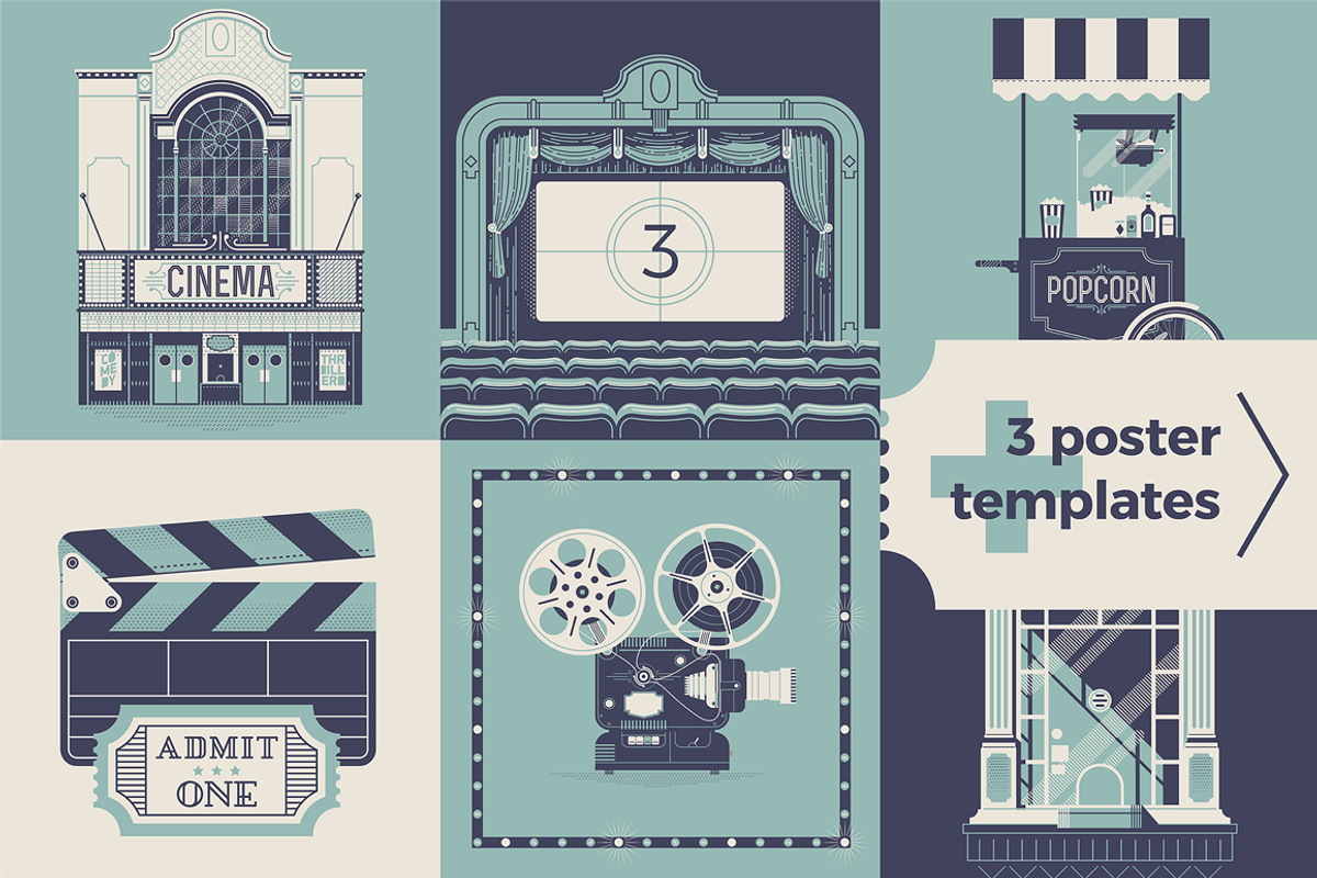 Movie themed designs & posters, a Decorative Illustration by Masha Tace