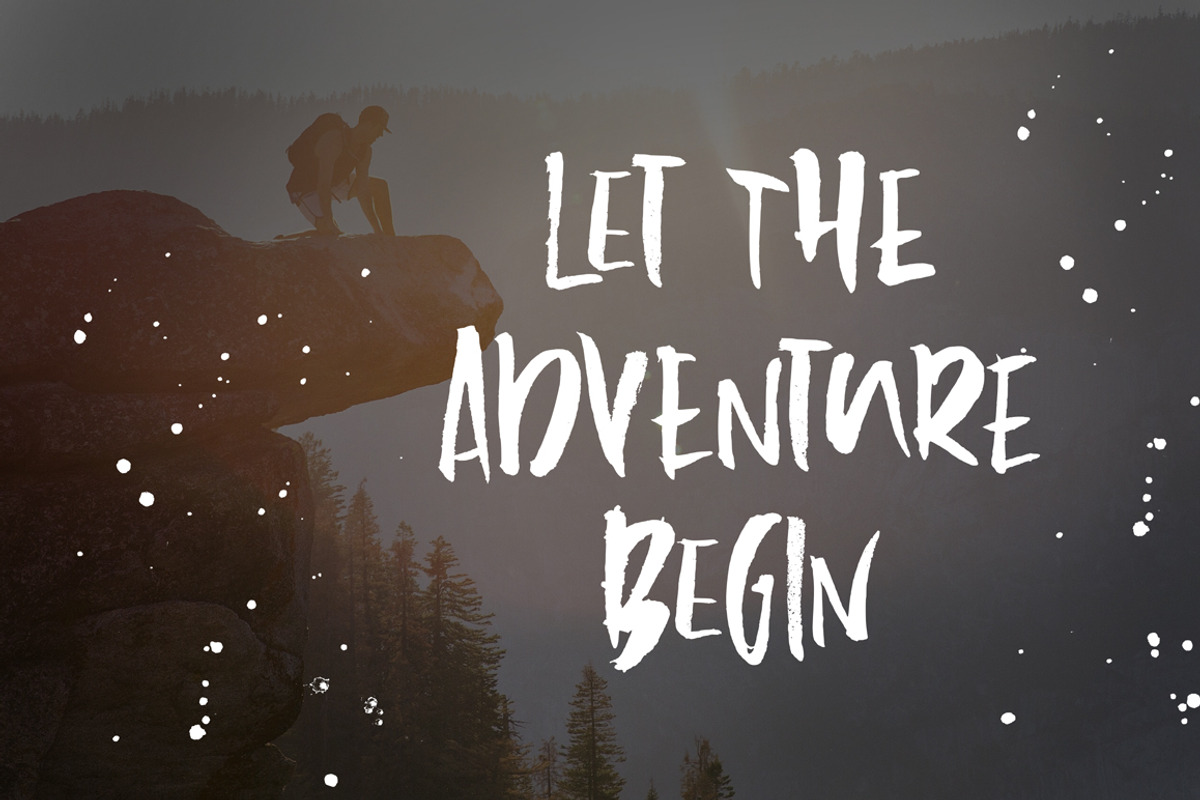 Firecracker - uppercase font, a Script Font by Favete Art