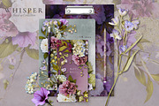 Whisper Floral Art Collection, an Object Graphic by Eclectic Anthology