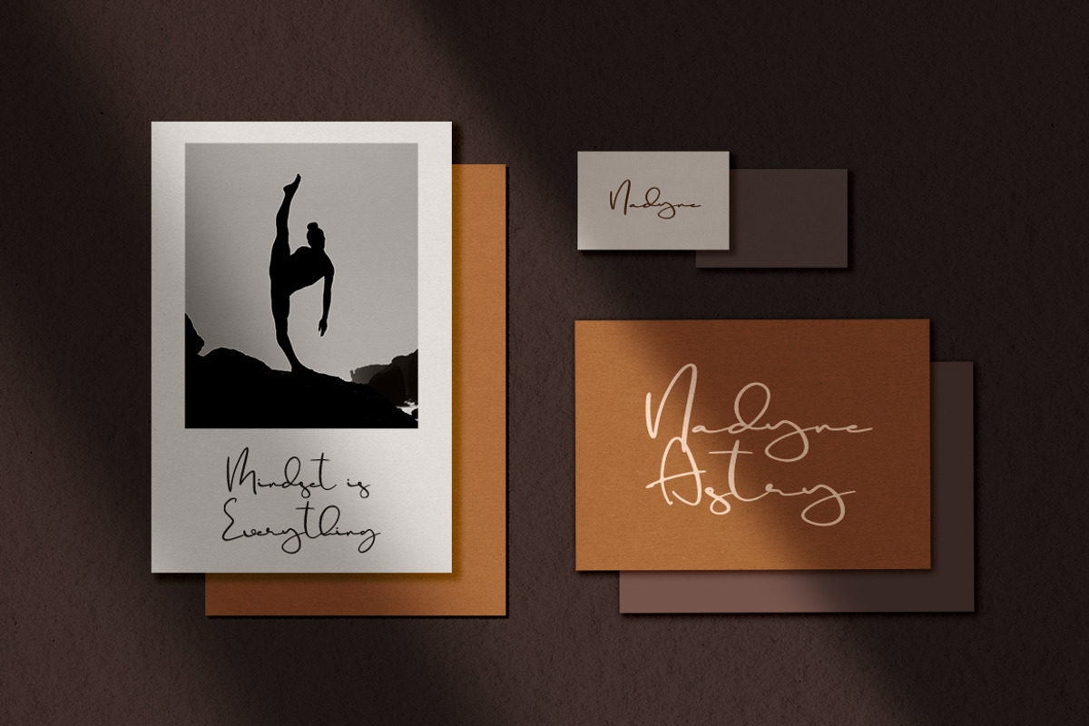 Mourning - a Handwritten Font