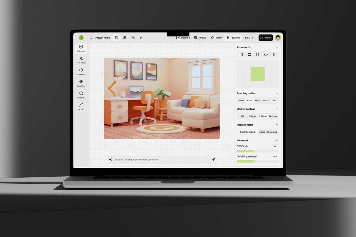 AI Photo UI Kit | Photo Editor UI | Creative Market