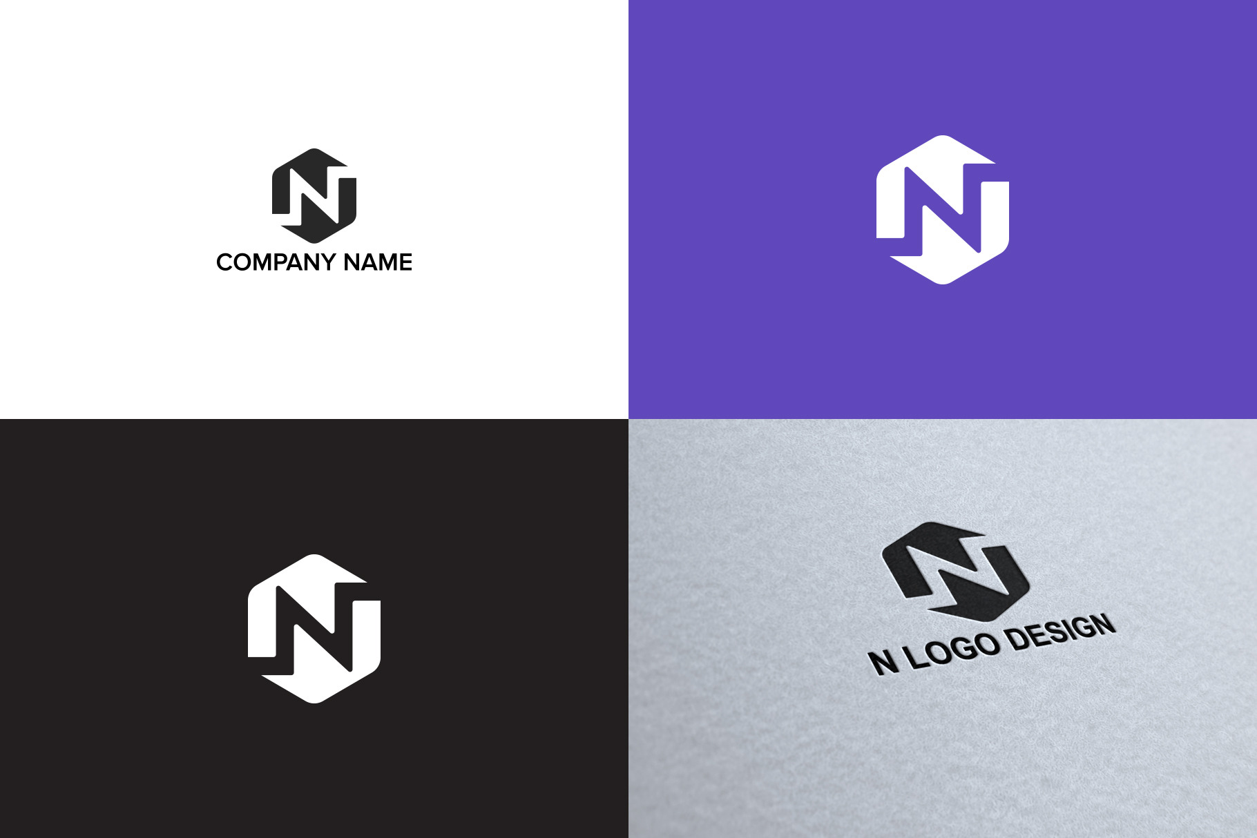 Letter N logo design, a Branding & Logo Template by GranzCreative