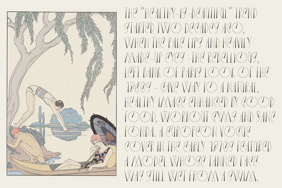 Soviet retro typeface, a Font by Anna Zakharchenko