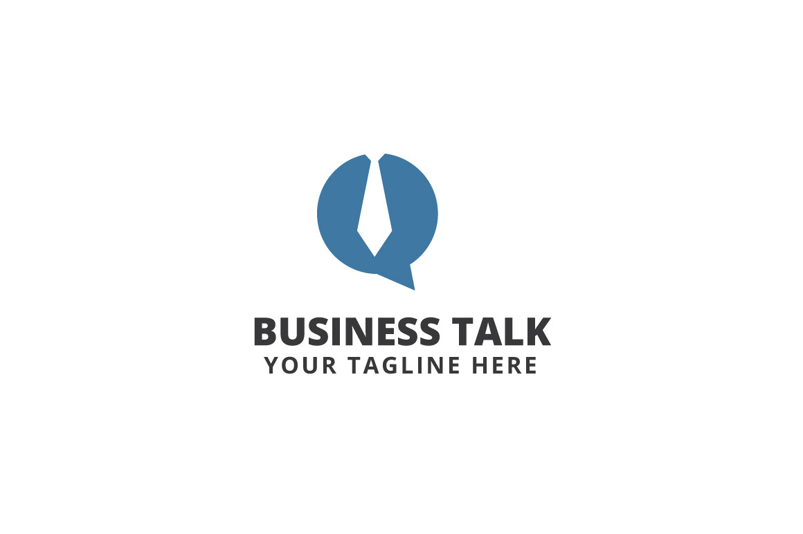 Business Talk Logo Template, a Branding & Logo Template by Logo20