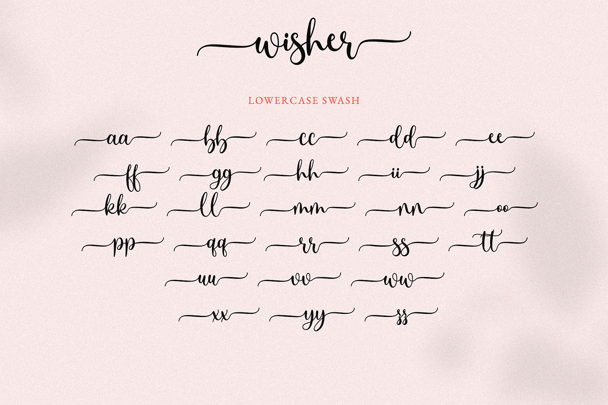 Wisher - Tail Swash Font Script