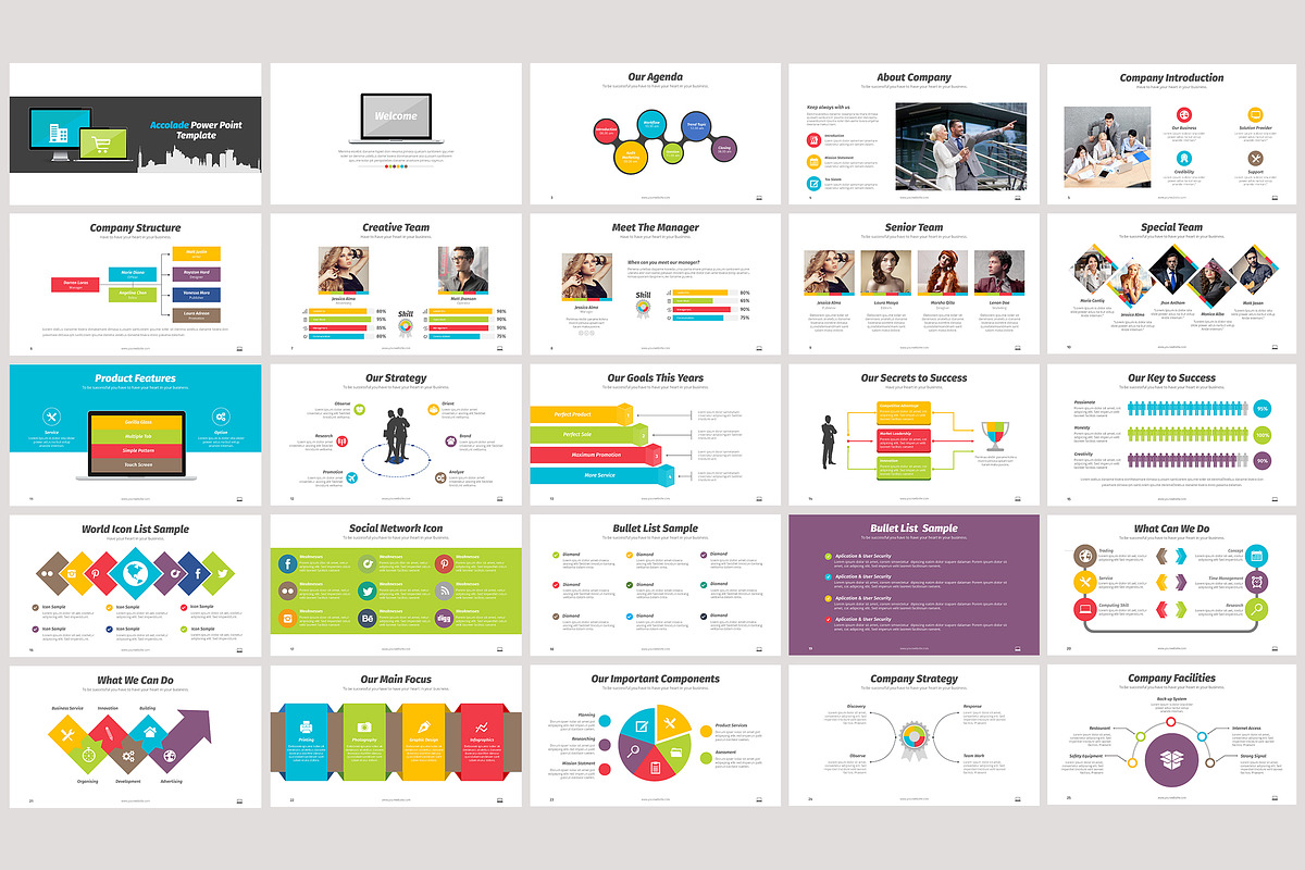 Accolade Power Point Template, a Presentation Template by DesignCorner