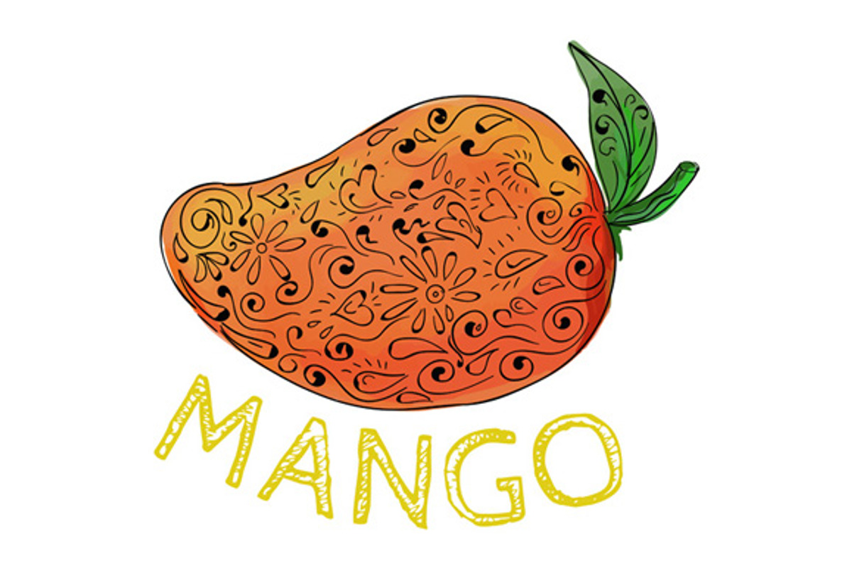 Mango Juicy Fruit Mandala, a Food Illustration by patrimonio | Creative ...