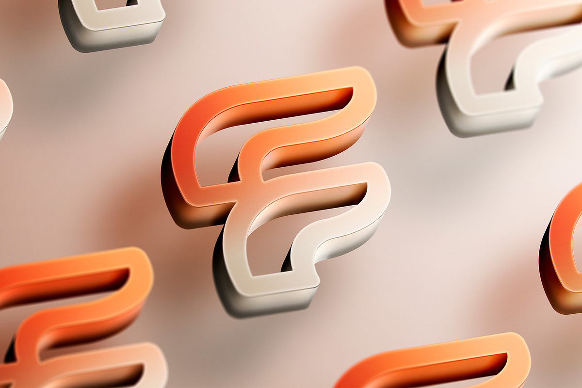 Logo Mockup 3D Perspective Icon App, a Product Mockup by Asylab