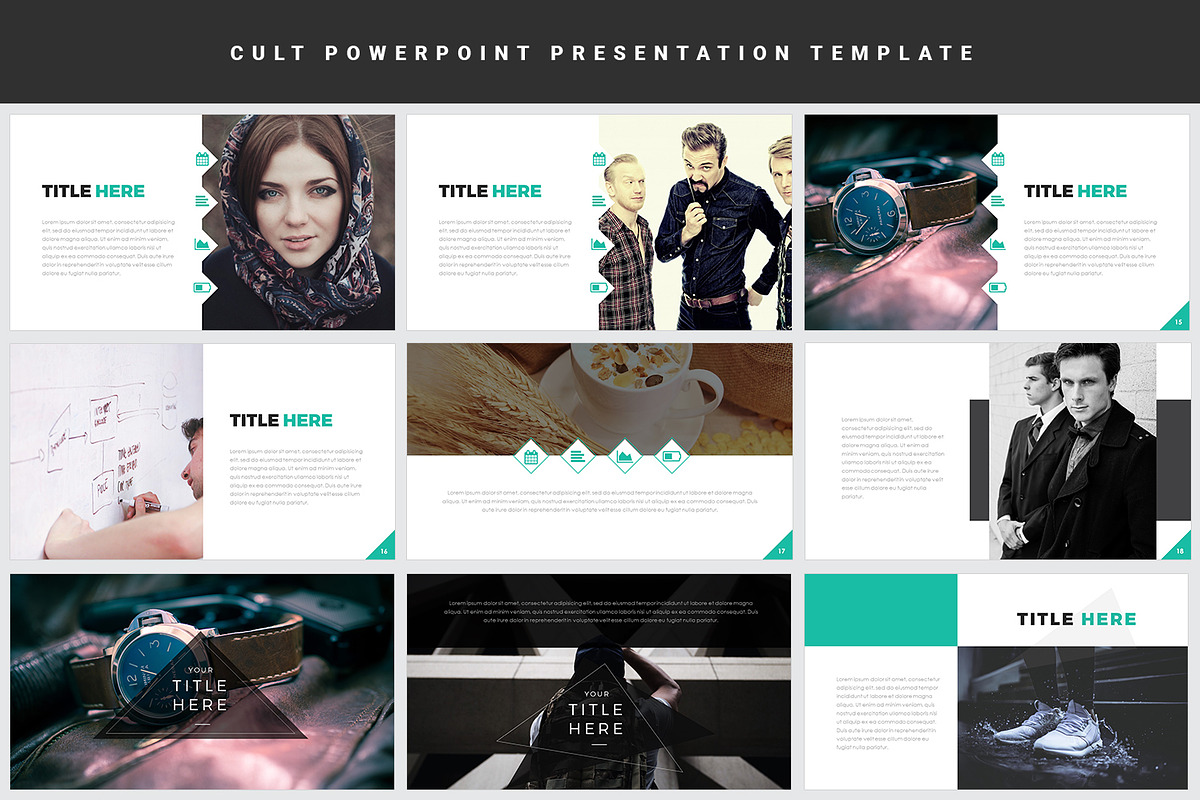 Powerpoint Template - Cult, a Presentation Template by ThemeDevisers
