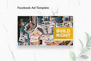 Construction Facebook Materials, a Social Media Template by TemplatesNow!