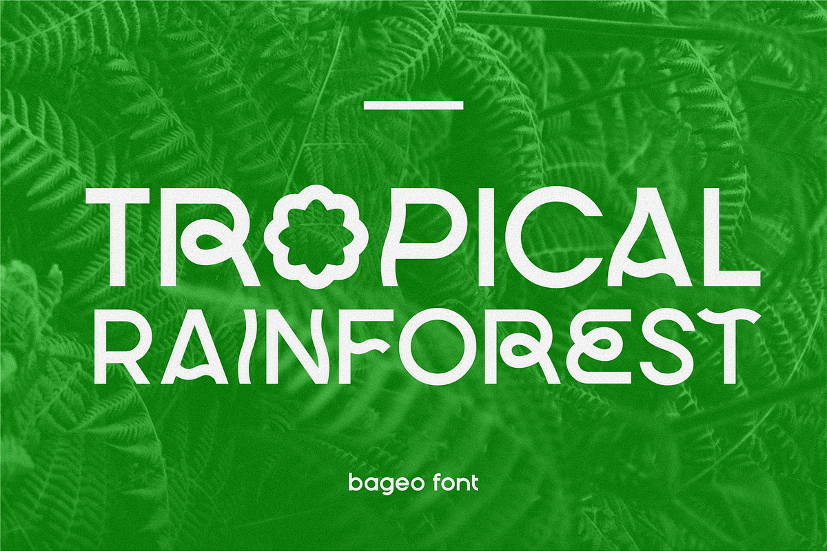 Bageo, a Sans Serif Font by 160 Studio