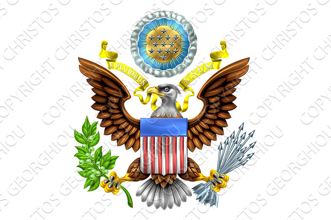 Great Seal of the United States, an Illustration by Christos Georghiou