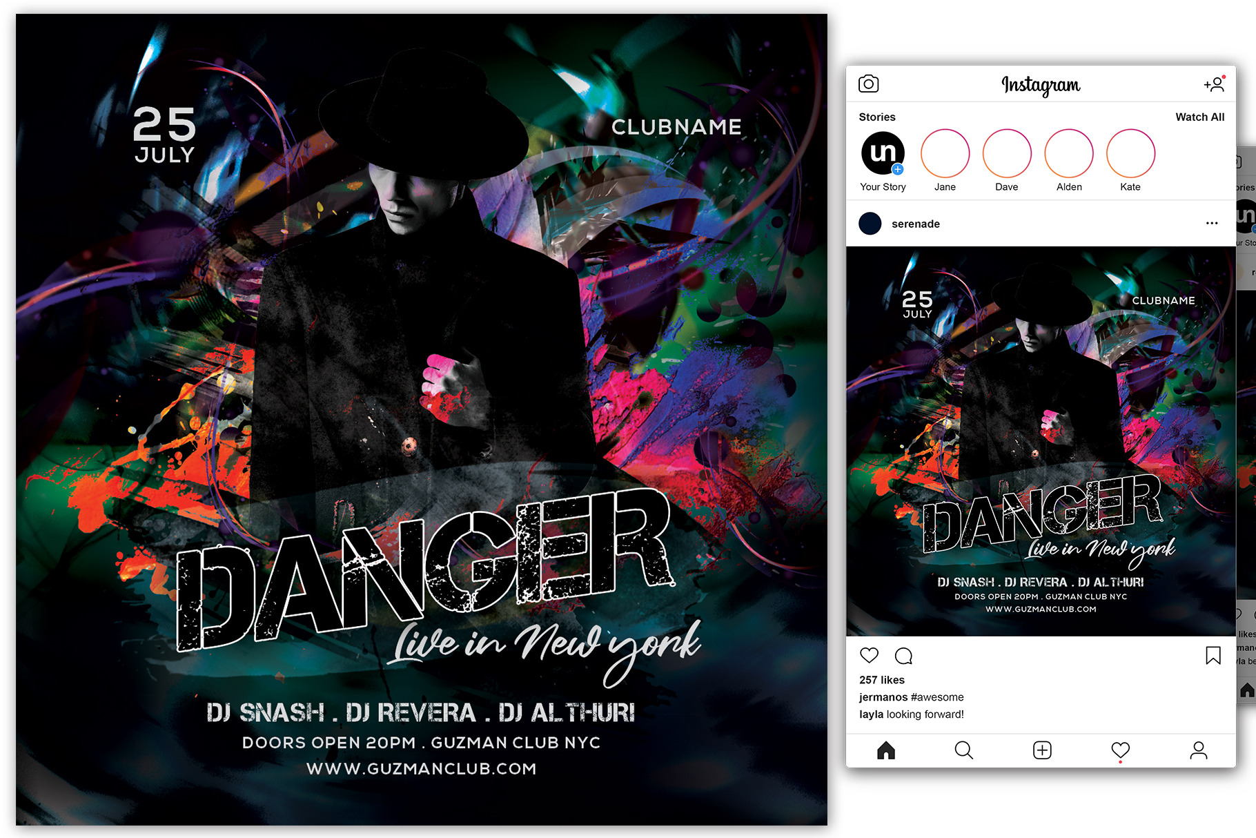 Danger Flyer, a Flyer Template by KiraYamato Design Studio