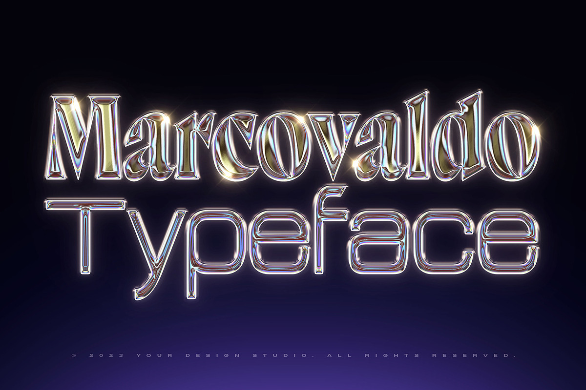 Chrome Text Effects Bundle 02, a Layer Style Add-On by Hyperpix Productions