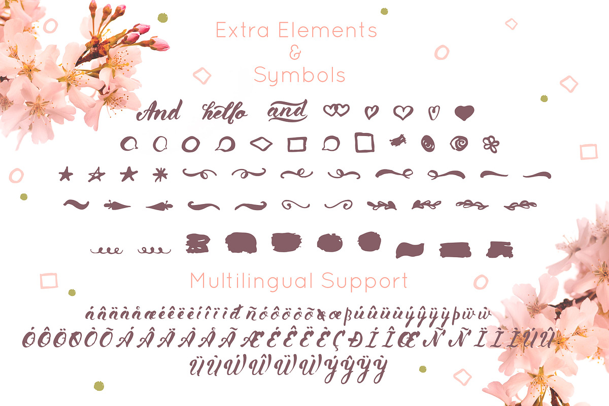 Primavera is handwritten brush font, a Script Font by Anna Zakharchenko