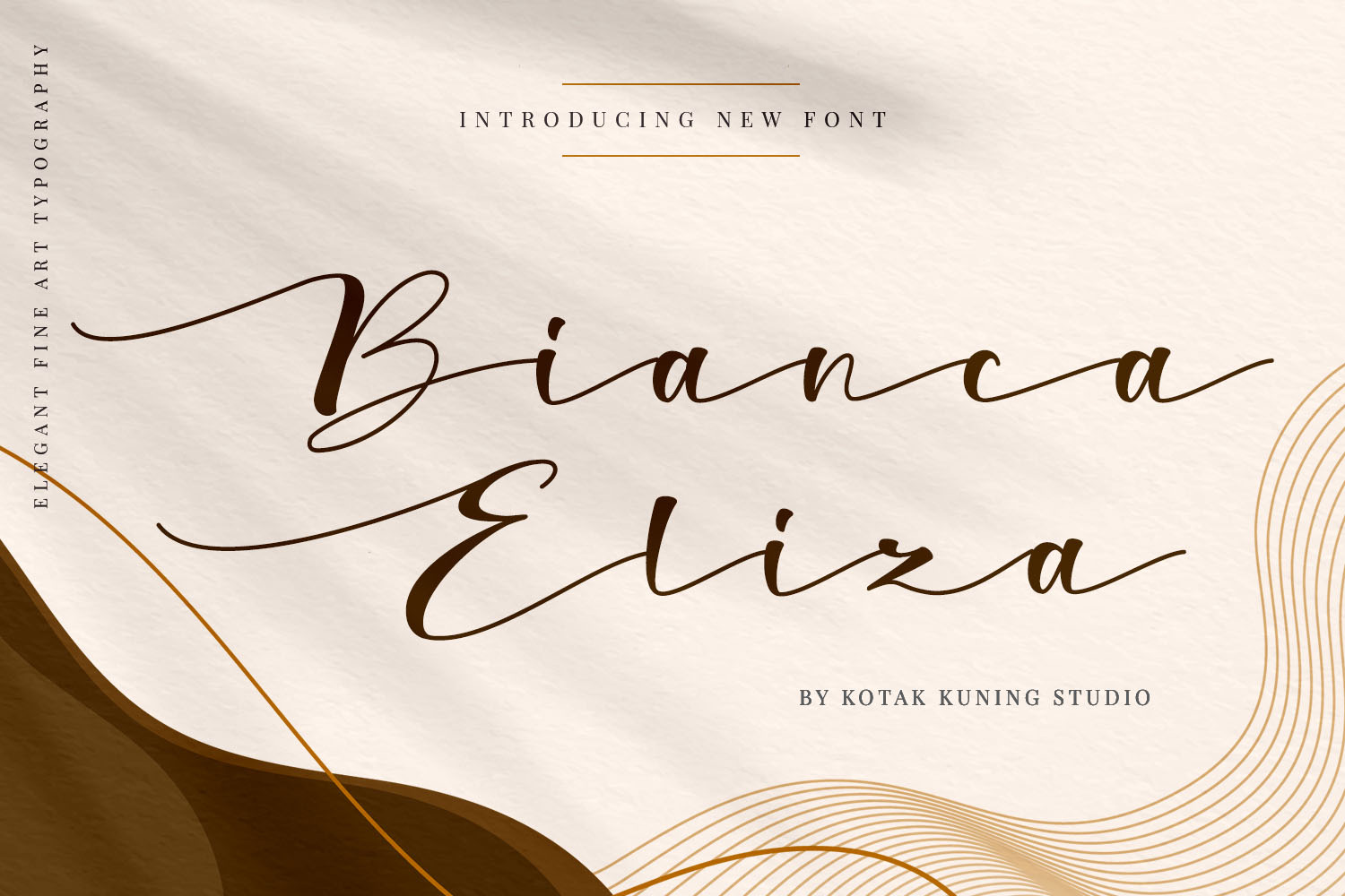 Bianca Eliza - Wedding Script Font