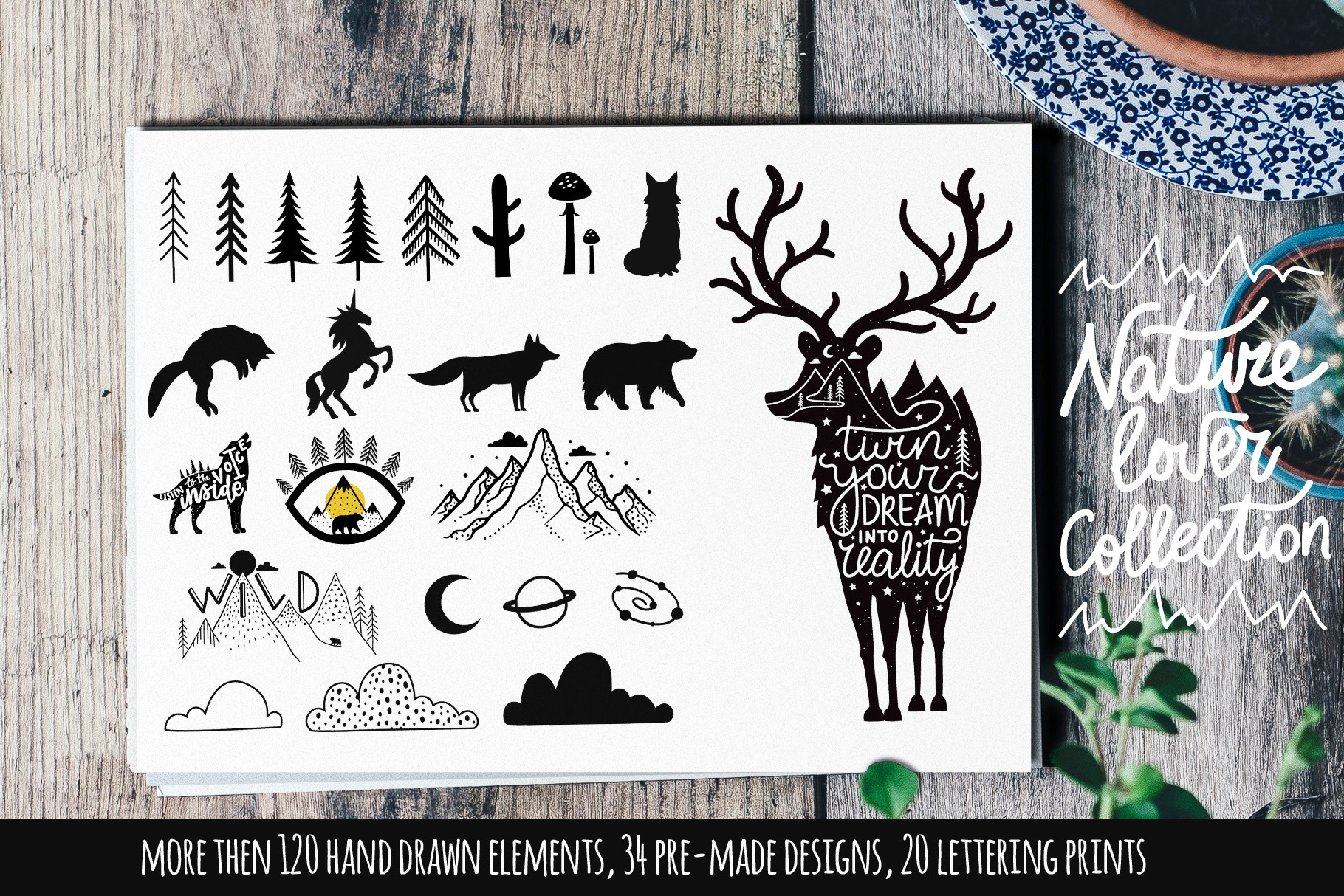 Nature lover collection, a Branding & Logo Template by JULYMILKS