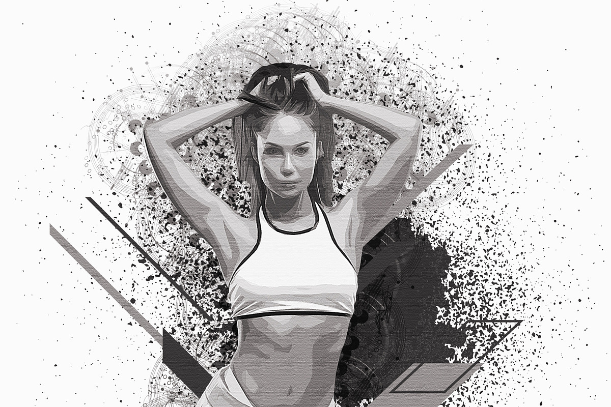 Vector Art Effect Photoshop Action, an Action Add-On by Studio Retouch
