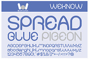 merpati putih font