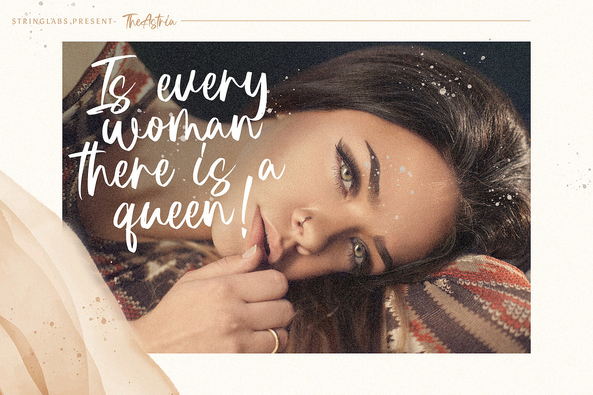 Astria - Handwritten Font, a Script Font by StringLabs