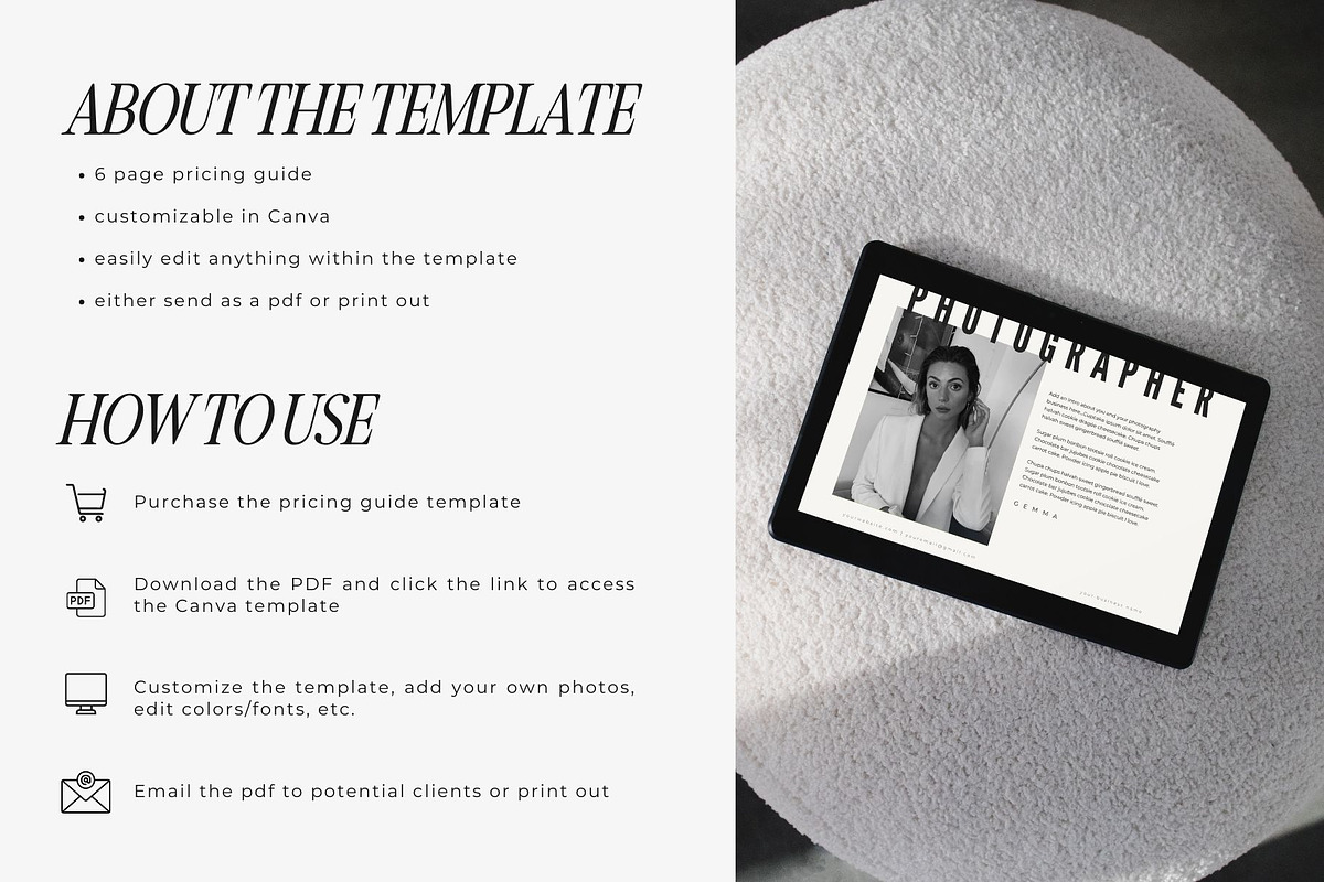 Services and Pricing Guide Template