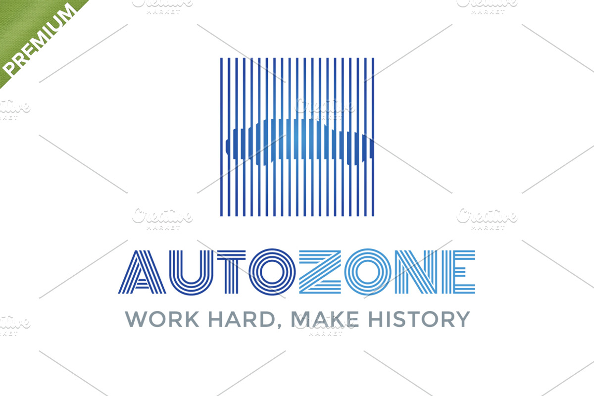 Auto Zone Logo, a Branding & Logo Template by Web Design Label